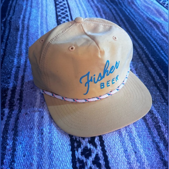 Urban Outfitters | Accessories | Fisher Beer Rope Stitch Hat Blue ...